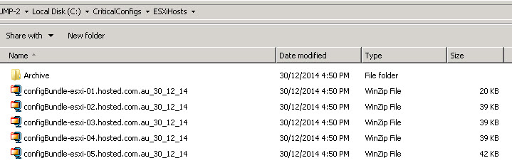 Auto Esxi Host Configuration Backups With Powercli Pragmatic Io