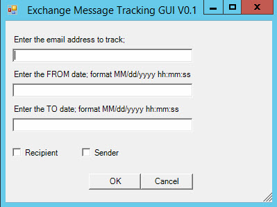 Exchange 2013 Message Tracking – The easy way, with a PowerShell Form ...