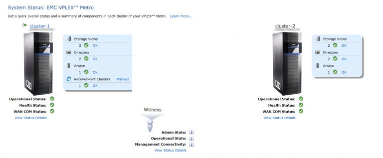 EMC VPLEX Metro: Cluster Witness Server Maintenance – Pragmatic IO