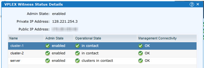 EMC VPLEX Metro: Cluster Witness Server Maintenance – Pragmatic IO